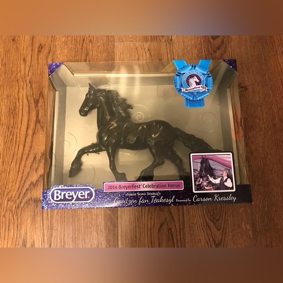 Breyer | Toys | Nib Breyer 24 Celebration Horse Friesian Gooitzen Fan ...